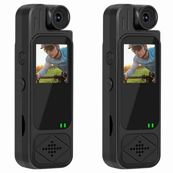 2X 1080P HD Mini Camera Digital Video Recorder Body Camera with ...