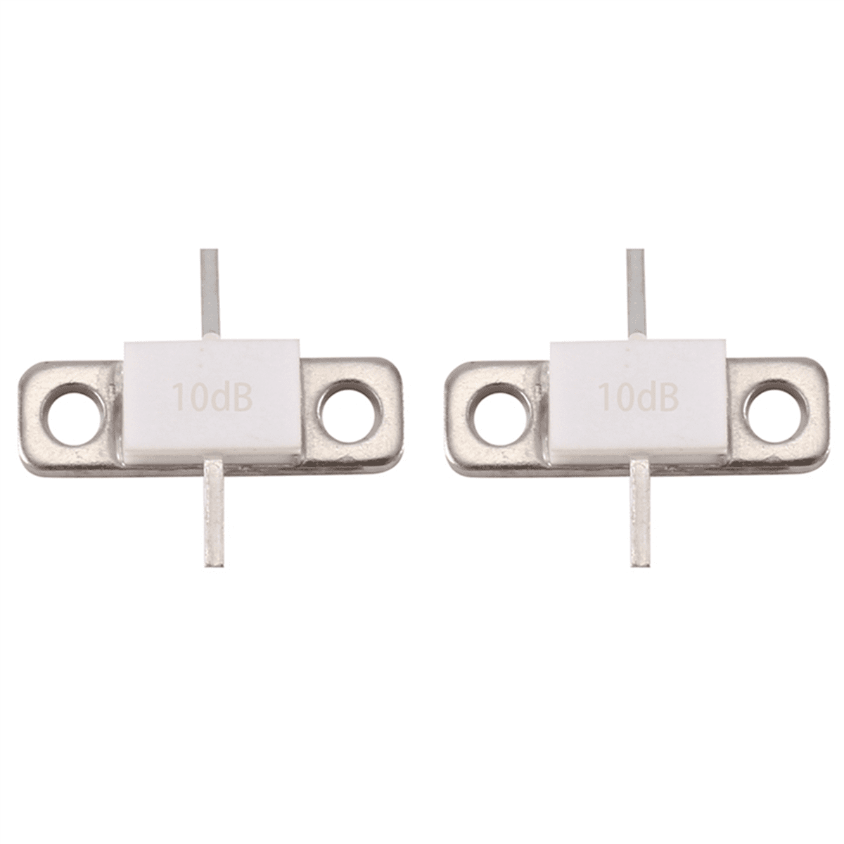2X 10DB Attenuator 100Watt ATTENUATORS FLANGED 100Watts 10DB DC-3GHz ...