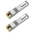 2X 10G SFP+ Module 10GbE Copper SFP Modules Optical Port Turn to RJ45 ...