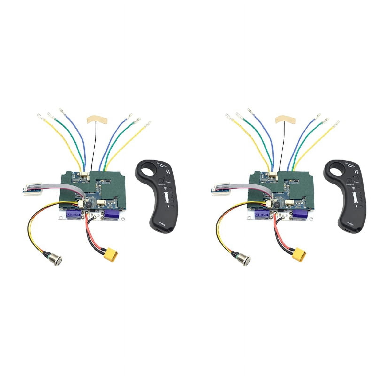 2X 10S 24/36V Dual Belt Hub Motor Drive ESC 2.4G Remote Control Motor ...