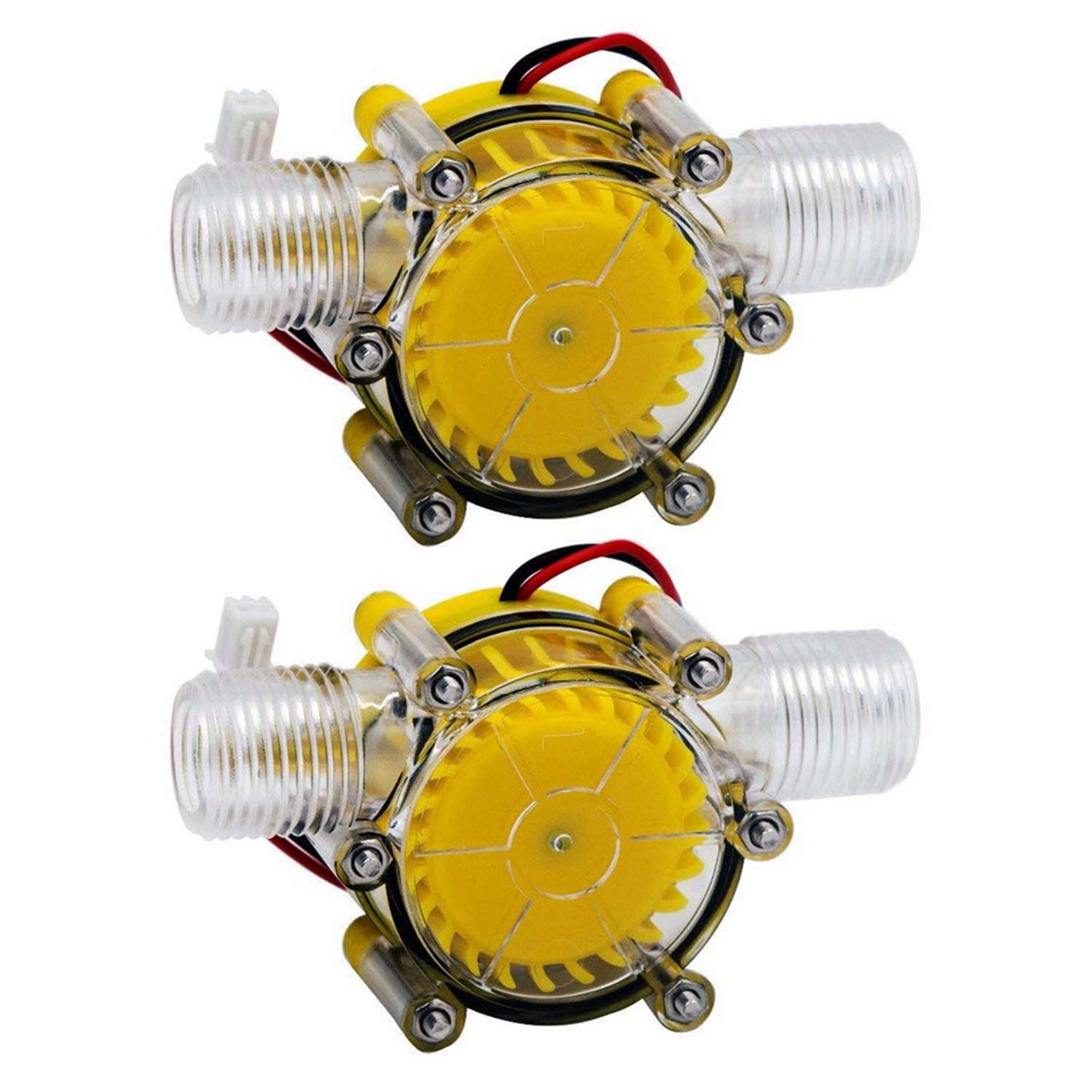 2X 10W Water Flow Pump Mini Hydro Generator Turbine Hydraulic ...