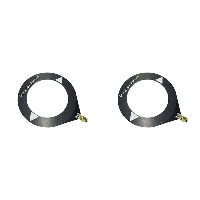 2X 10kHz-180MHz Donut Broadband Antenna Receiving Antenna Mini Loop ...