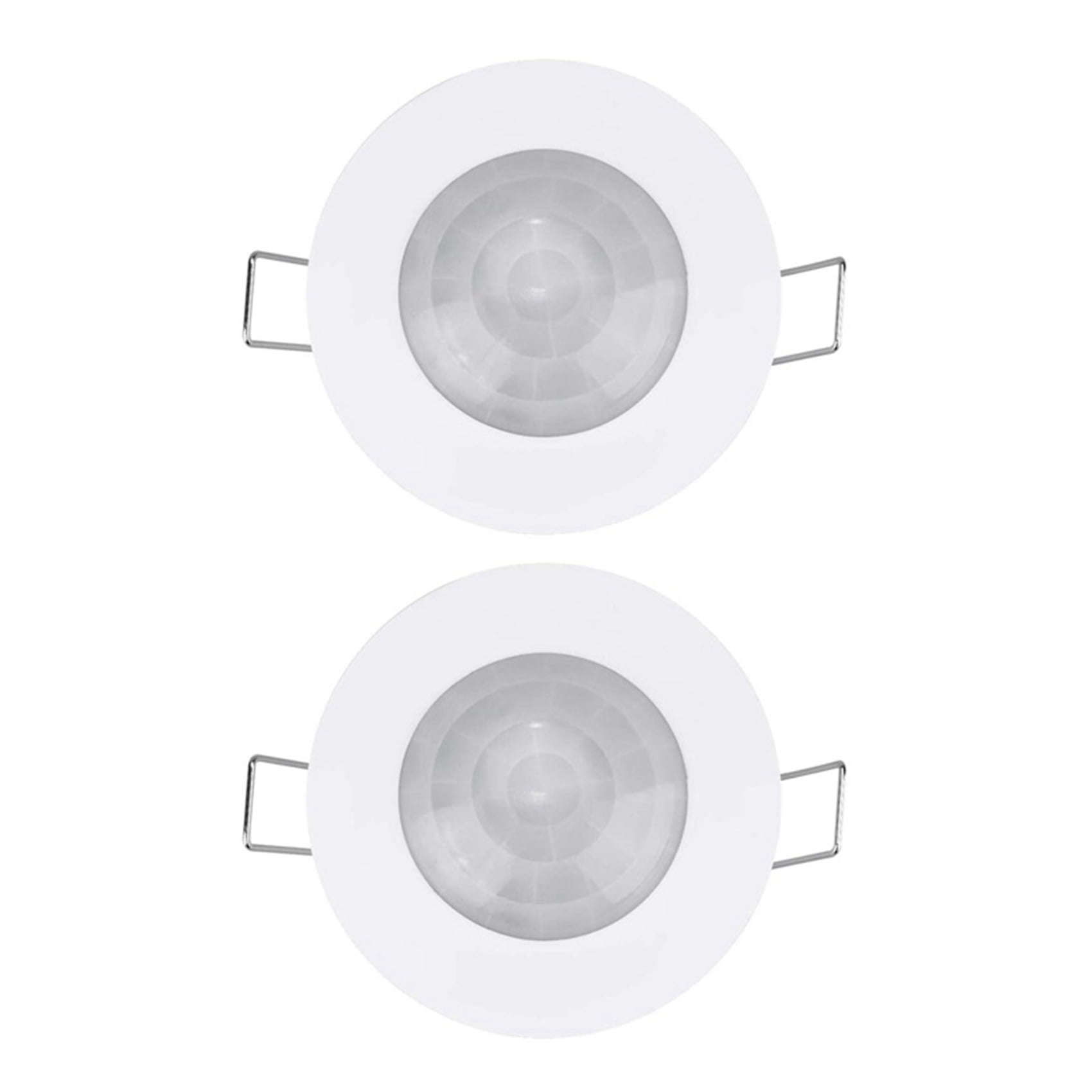 2X 110V-220V 360° Infrared Recessed PIR Ceiling Motion Sensor Detector ...