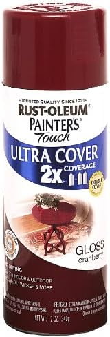 2X 12 Oz Cranberry Cover Spray Paint Gloss [Set of 6] - Walmart.com