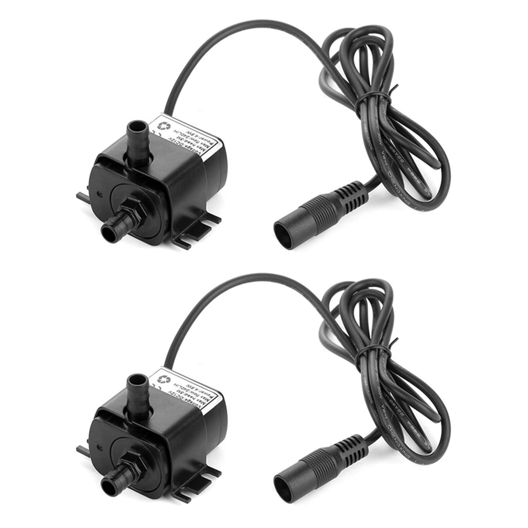 2X 12 Volt Small Mini Submersible Water Pump for DIY Swamp Cooler PC ...