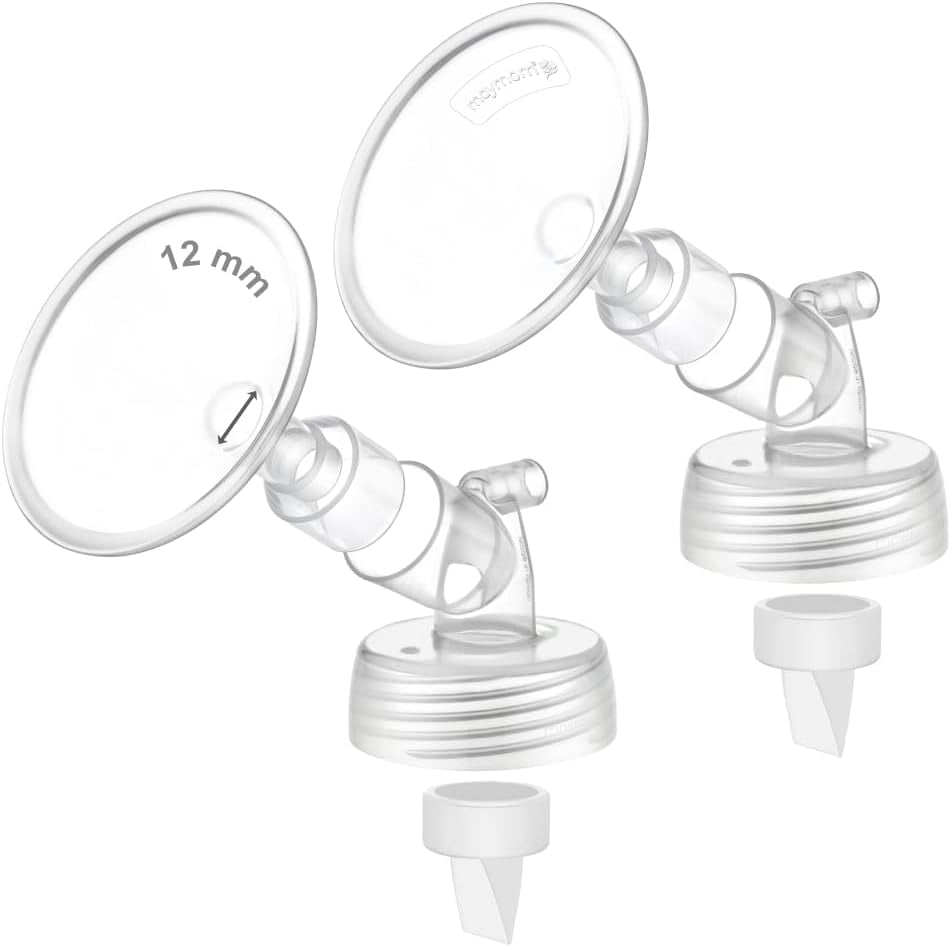2X 12 mm Maymom Two-Piece Wide Neck Pump Parts Compatible with Spectra ...
