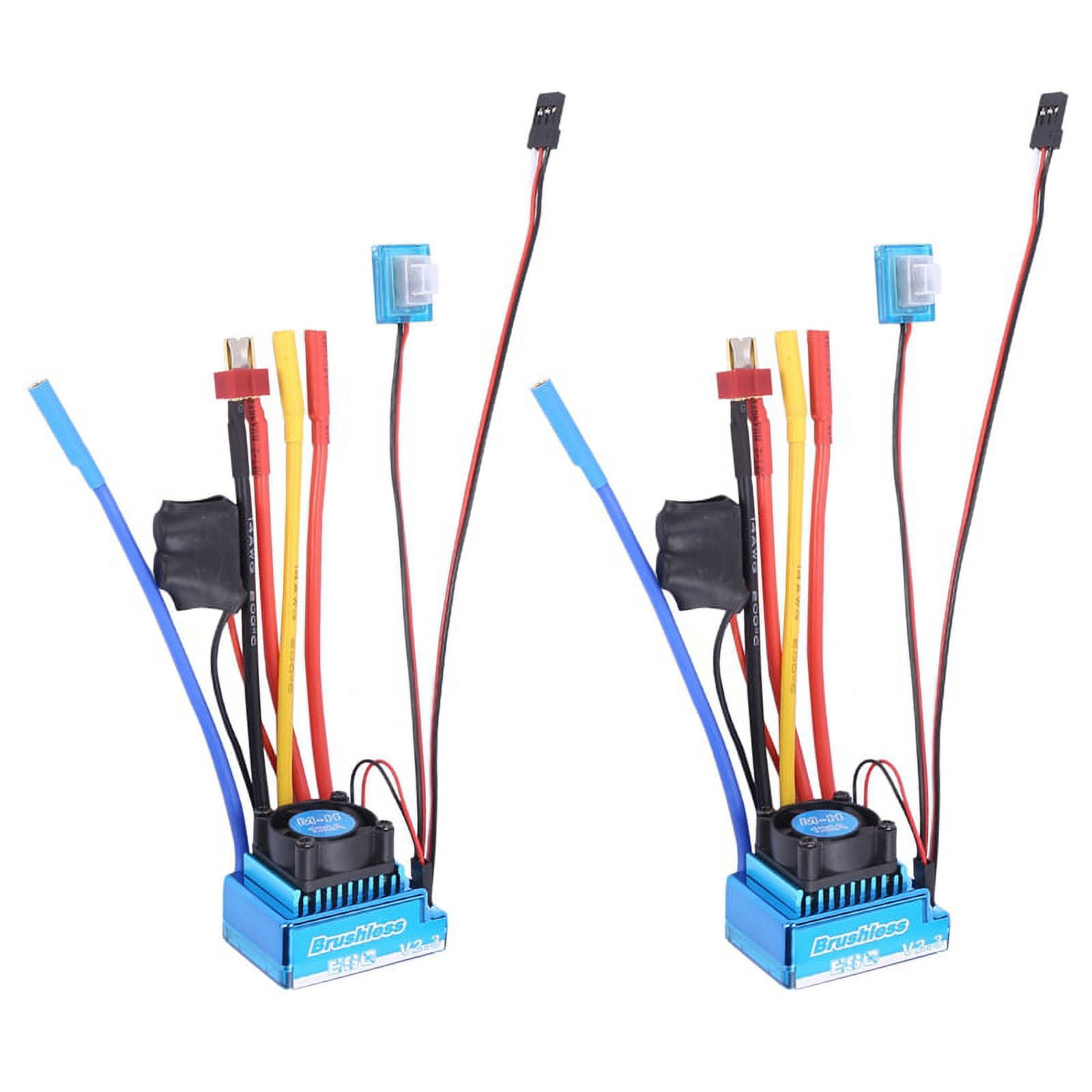 2X 120A Brushless Esc Electric Speed Controller Waterproof Dust-Proof ...