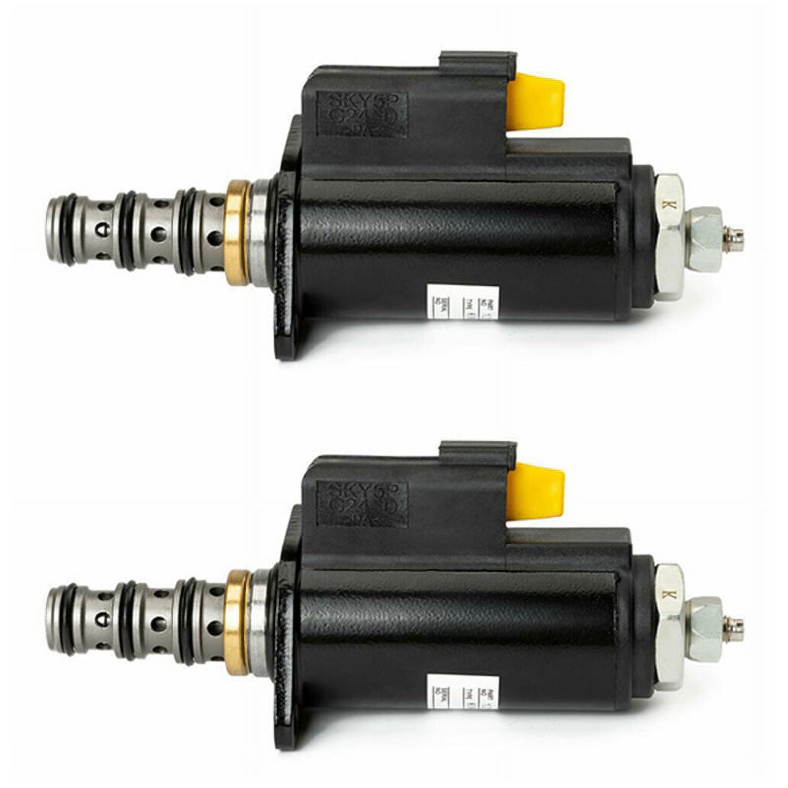 2X 121-1491 Excavator Rotary Solenoid Valve for Caterpillar E320B/C/D ...