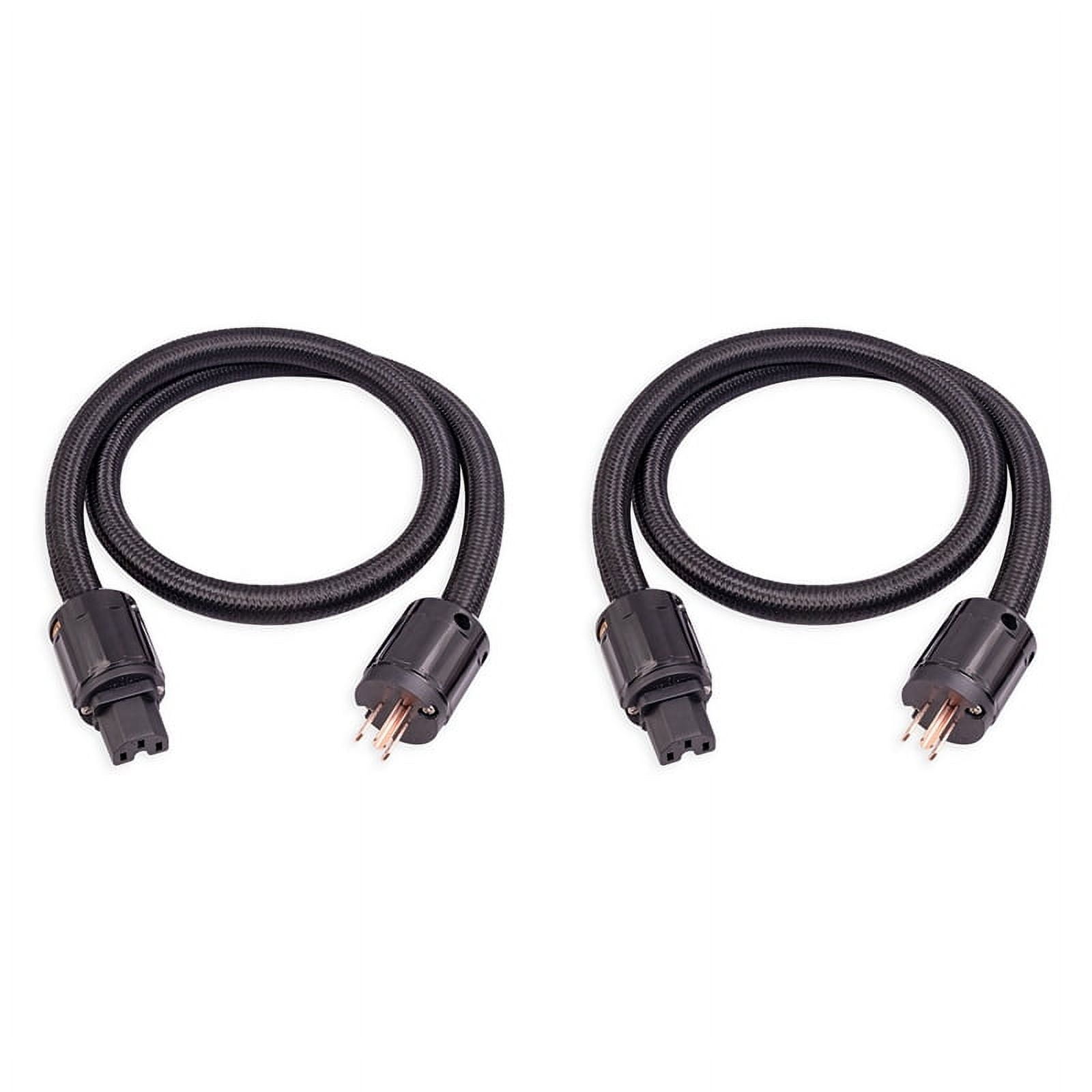 2X 12AWG Hi-End HiFi Audio Universal AC Power Cable Power Cord for ...