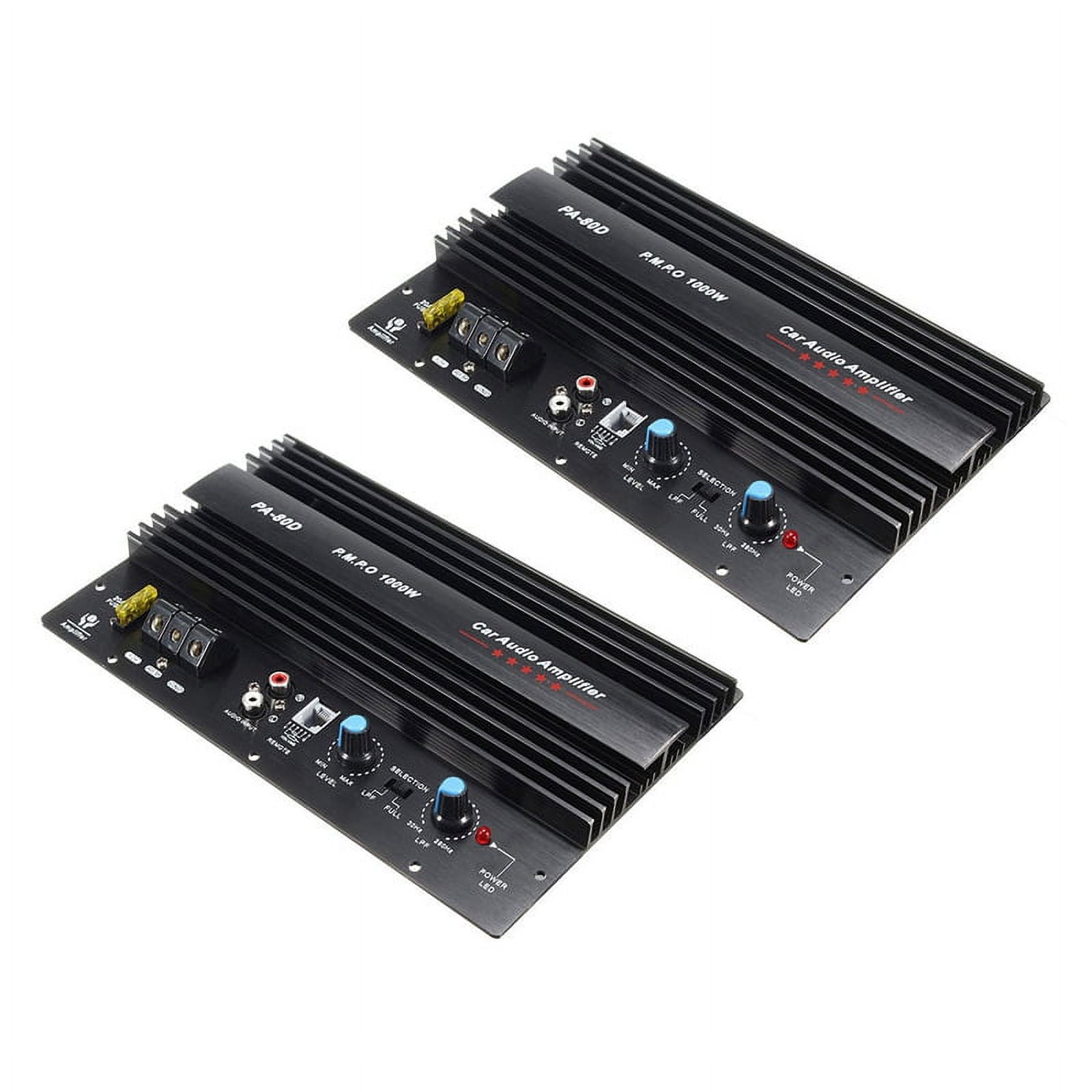 2X 12V 1000W Mono Car Audio Power Amplifier Powerful Subwoofers Amp ...