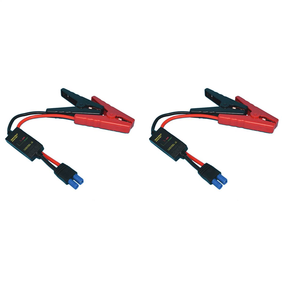 2X 12V 200A-500A Intelligent Booster Cable Smart EC5 Connector Car ...