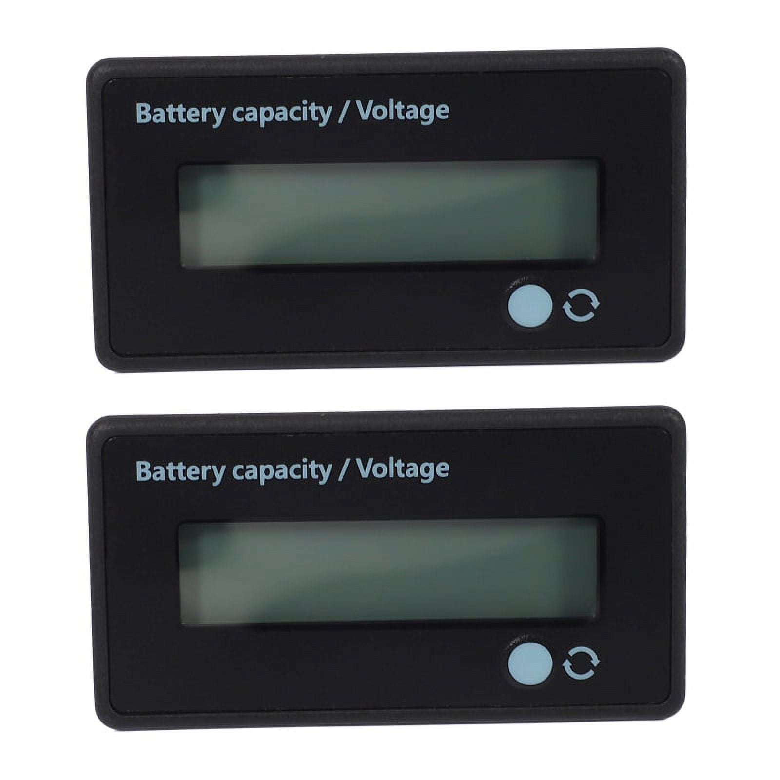 2X 12V 24V 36V 48V Battery Meter, Battery Capacity Voltage Indicator ...