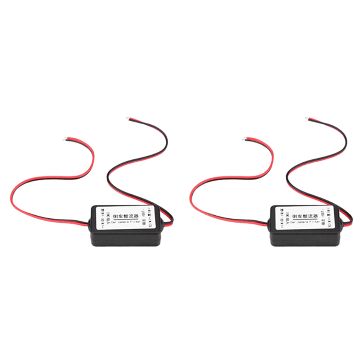 2X 12V Car Rear View Camera Rectifier Relay Capacitor Filter Connector ...