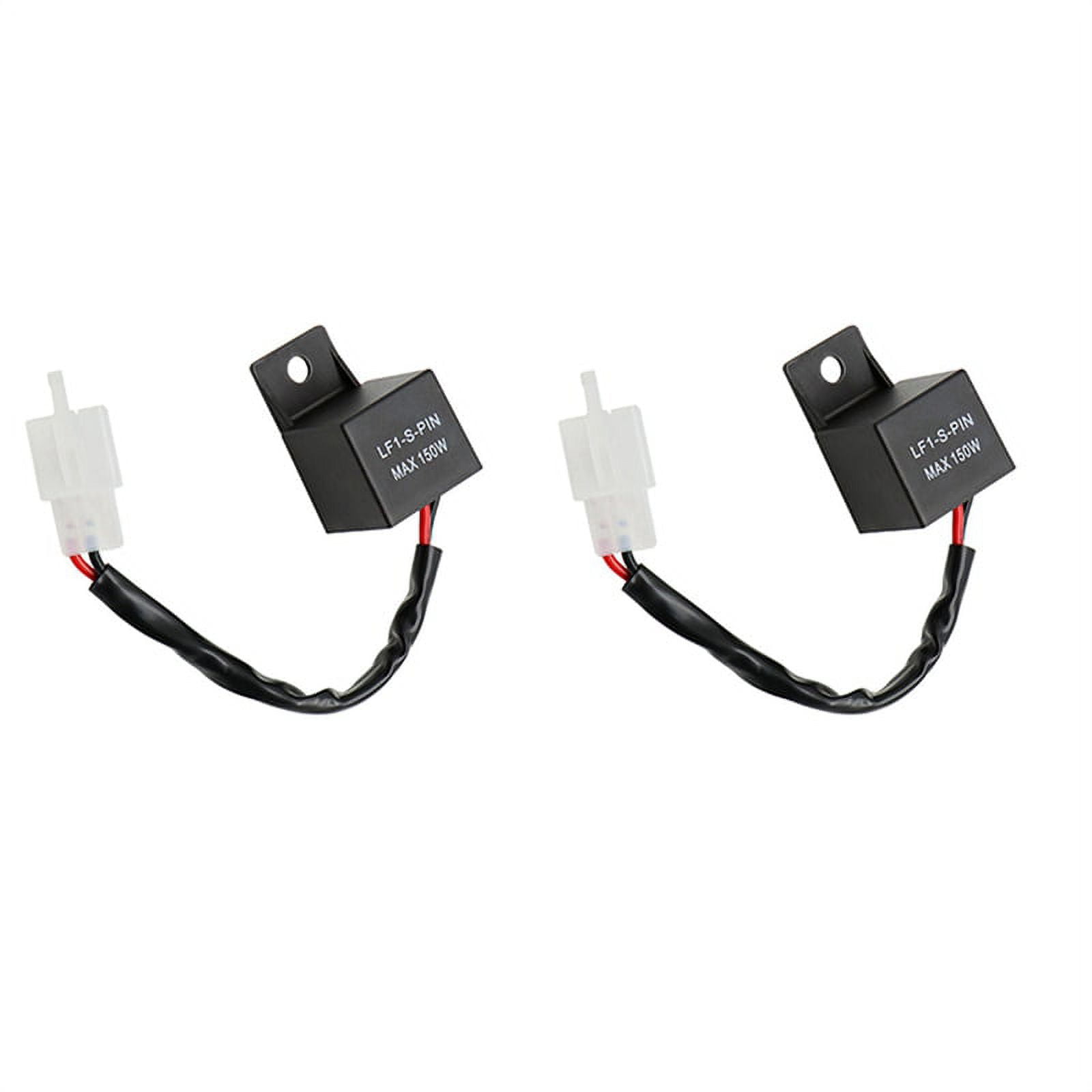 2X 12V LED Relay Indicator Relay Motorcycle Load Indicator LF1-S-PIN ...