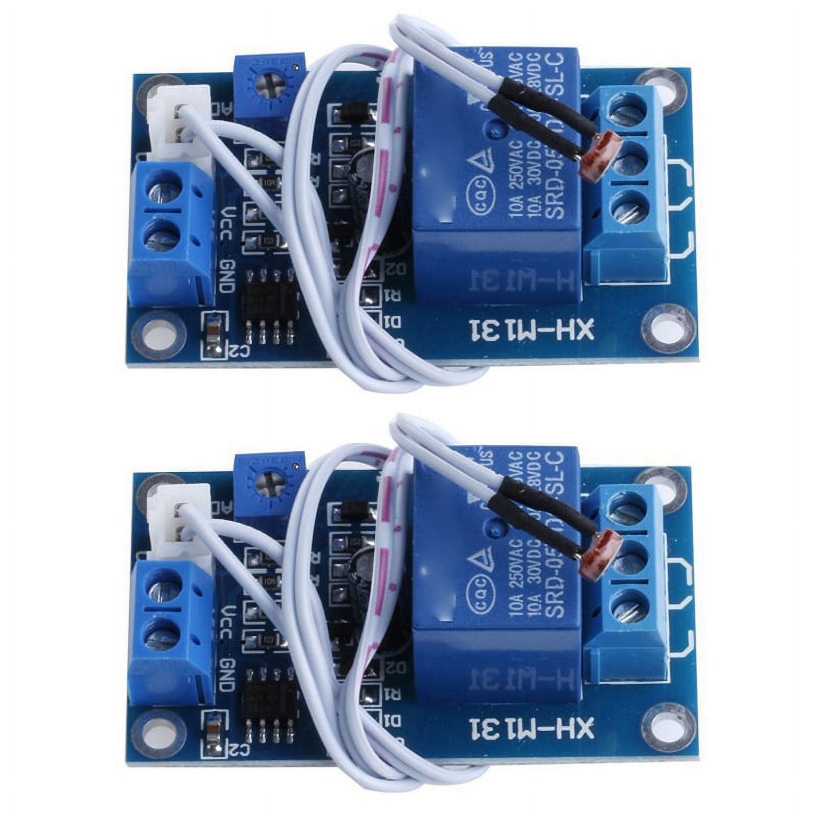 2X 12V Light Control Switch Photoresistor Relay Module Detection Sensor ...