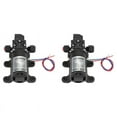 2X 12V Water Pump, 12 Volt Water Pump, DC 12V 6A 70W Electric Water ...