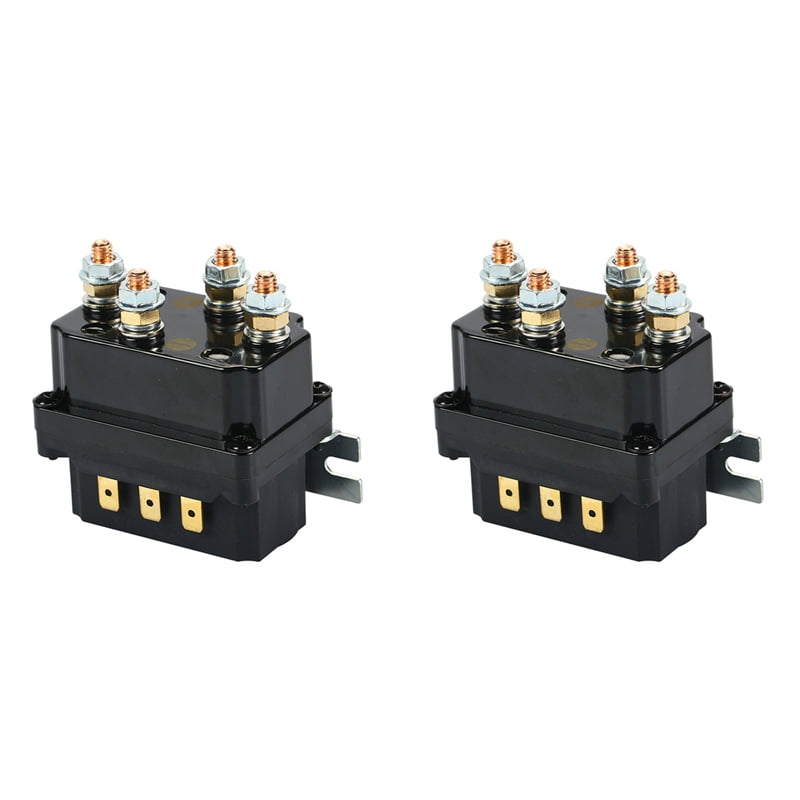 2X 12V Winch Rocker Switch Thumb 250A Solenoid Relay Contactor Winches ...