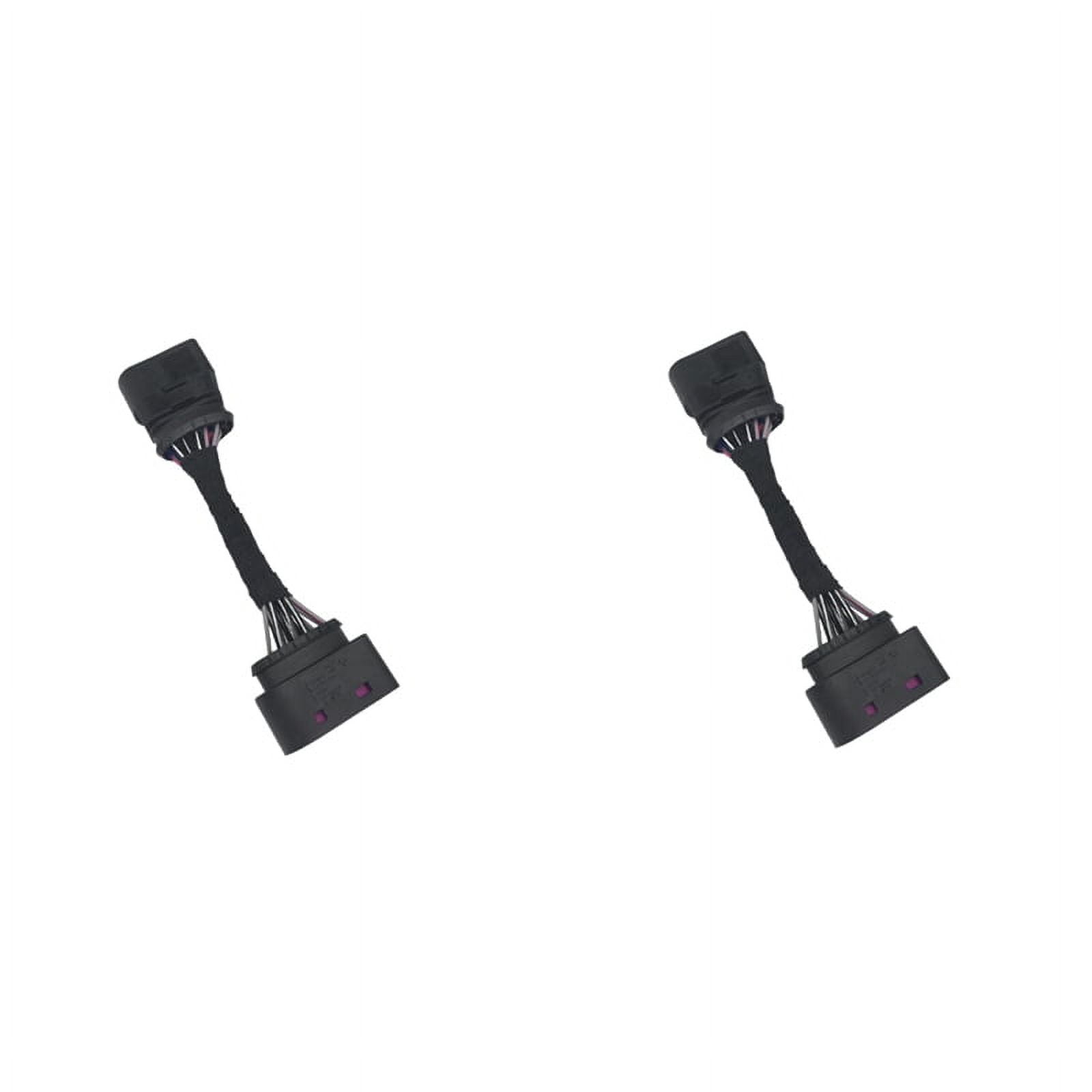 2X 14 9 Pin Xenon Headlight Connector Adapter Cable for - 1J0 973 737 ...