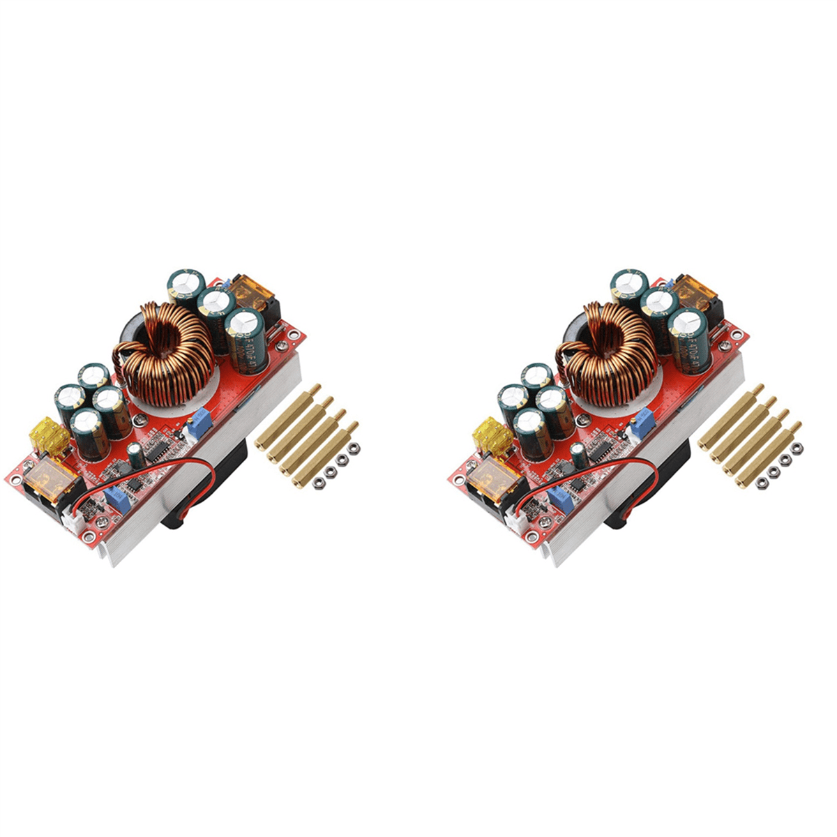 2X 1500W 30A DC-DC Boost Converter Module 10-60V to 12-97V Voltage Step ...