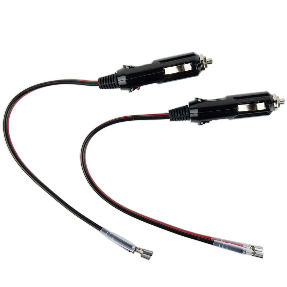 2X 15A Heavy Duty Male Plug Car Power Adapter Supply Cable 12V ...
