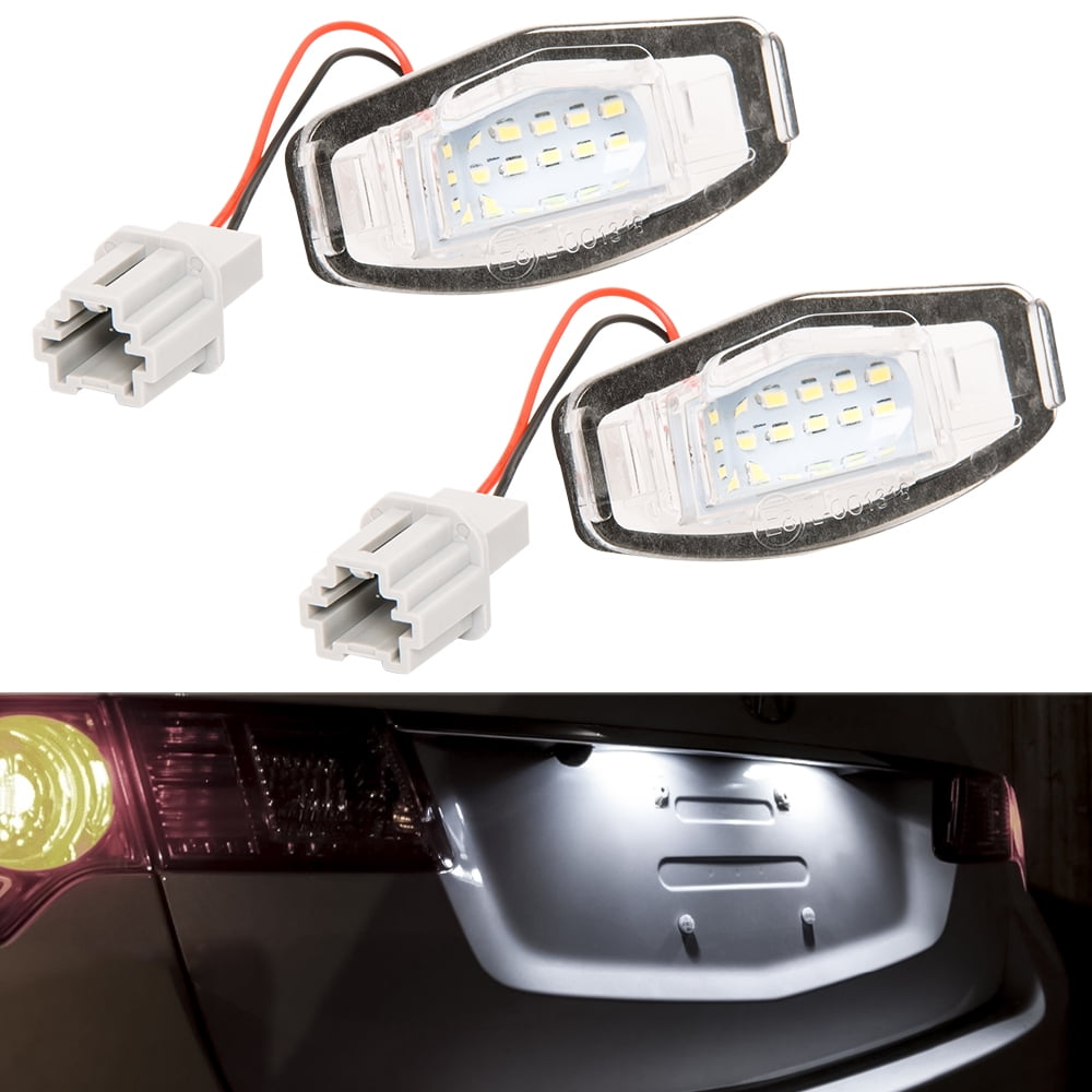 2X 18 LED License Plate Light For Honda Civic Accord Odyssey Pilot ...