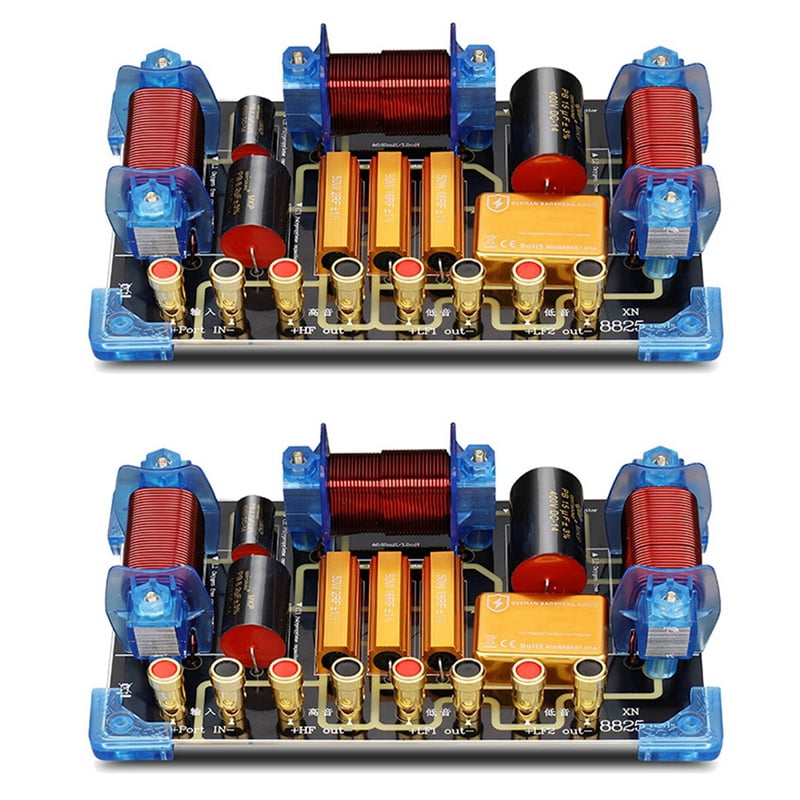 2X 1800W Audio Frequency Divider Two Way Speaker Crossover 12 15 Inch ...