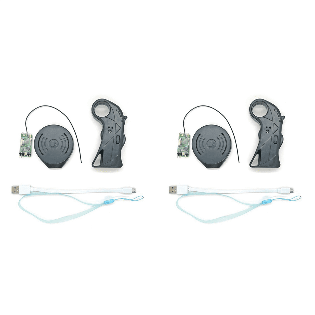 2X 2.4Ghz Mini Remote Controller Waterproof Wireless Charging for ...