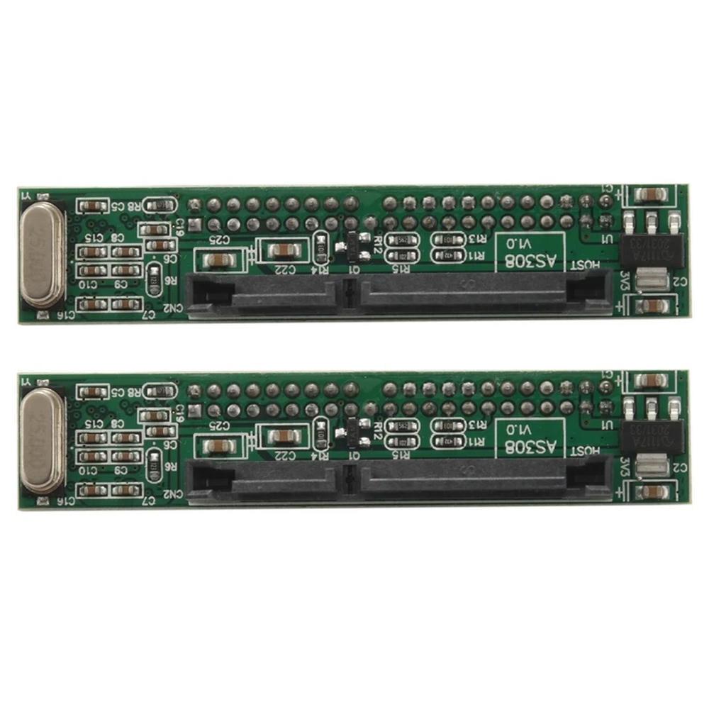 2X 2.5 Inch Ide To Sata Adapter, Convert Laptop 44 Pin Male Ide Pata ...