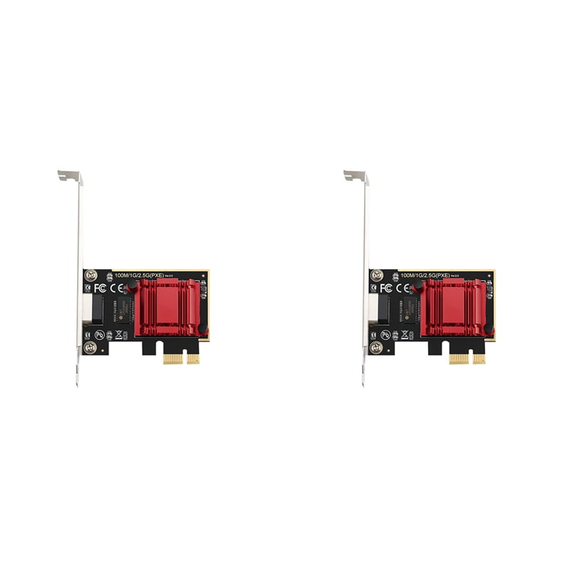 2X 2.5G PCI-E Network Card RTL8125B Chip Gigabit Ethernet PCIE Network ...