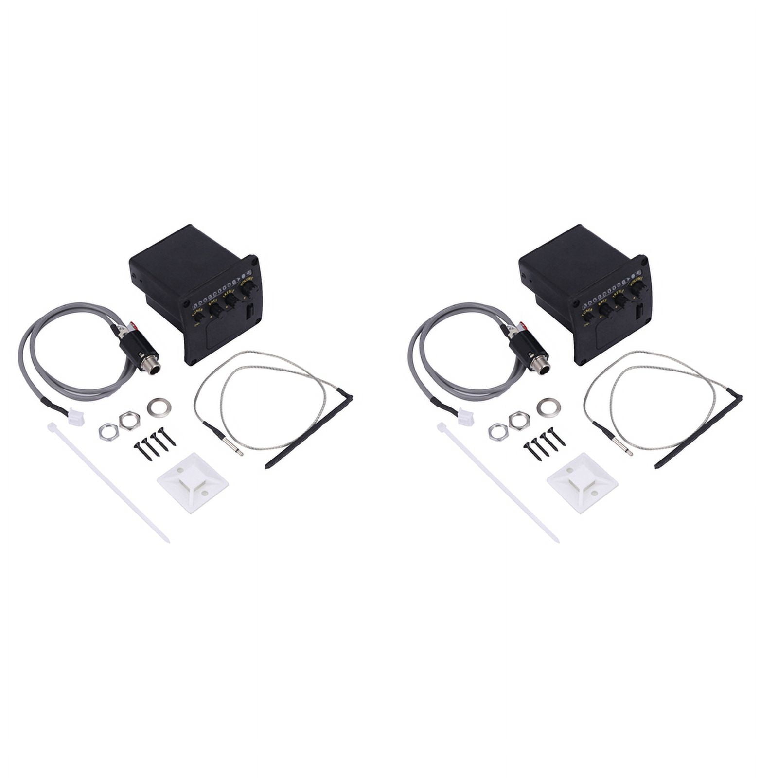 2X 2 Band Pickup Eq Aeq-2T Equalizer Acoustic Guitar Washer Screws Set ...