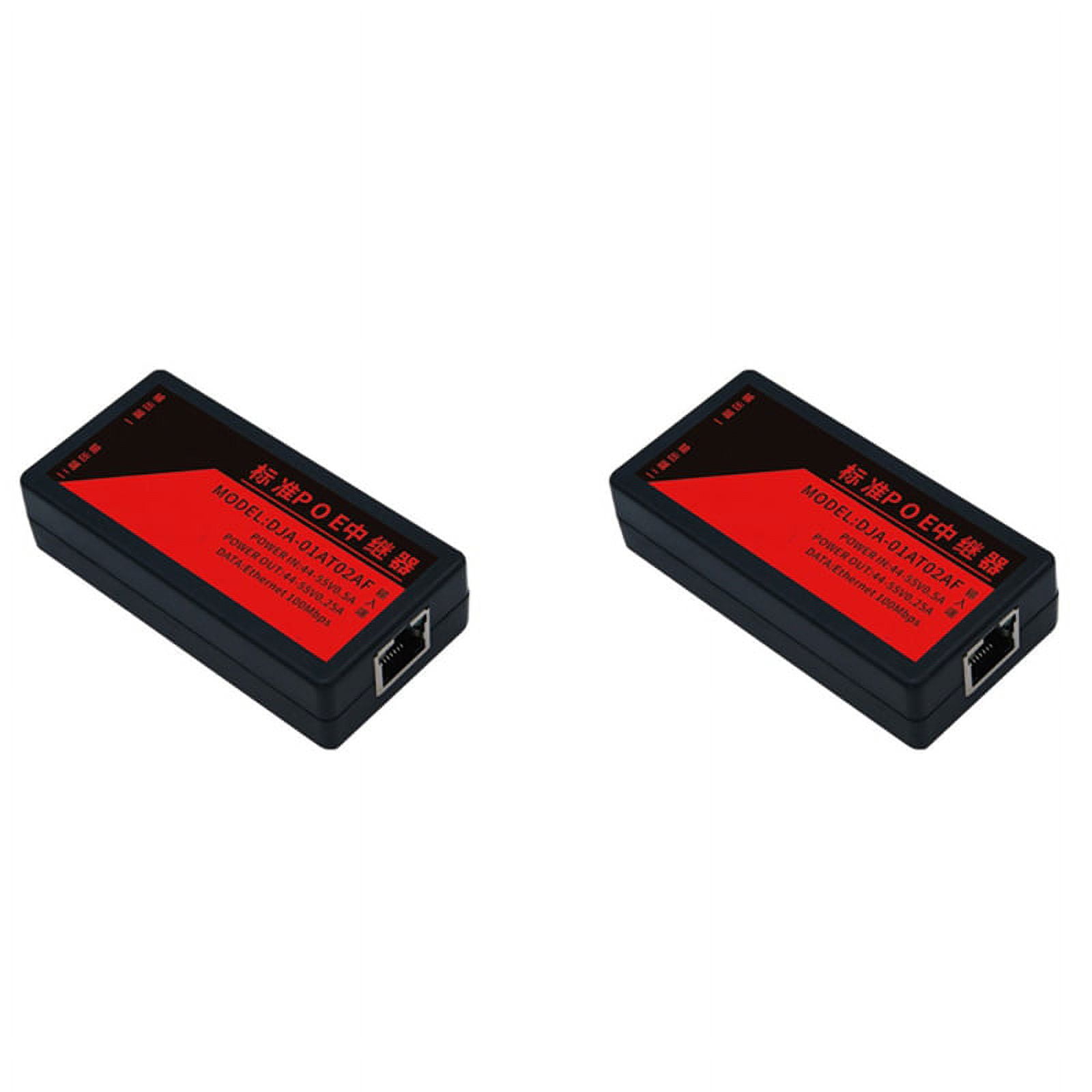 2X 2 Port POE Extender 100Mbps with IEEE 802.3Af Standard for NVR IP ...