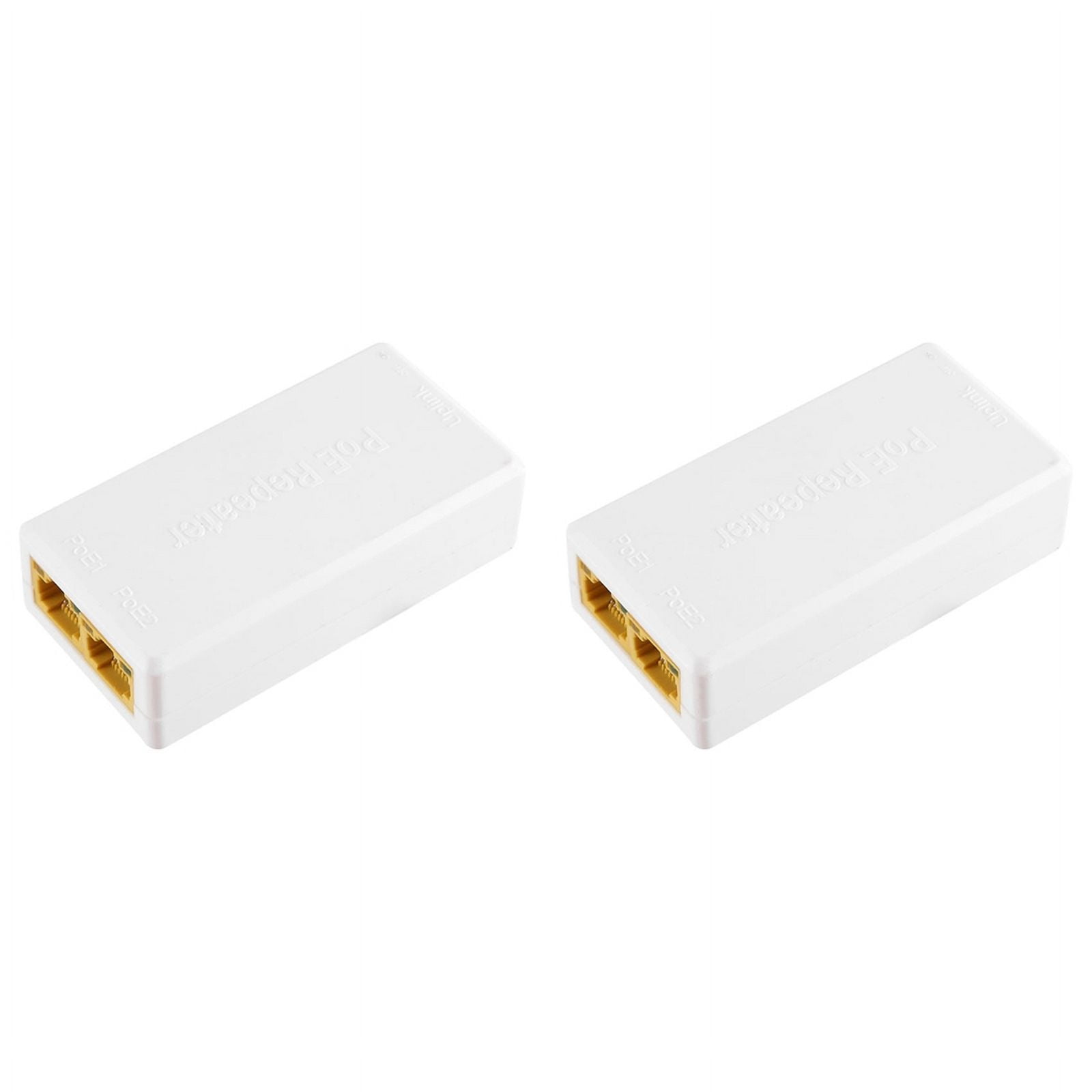 2X 2 Port POE Repeater 10/100Mbps 1 to 2 Poe Extender with IEEE802.3Af ...