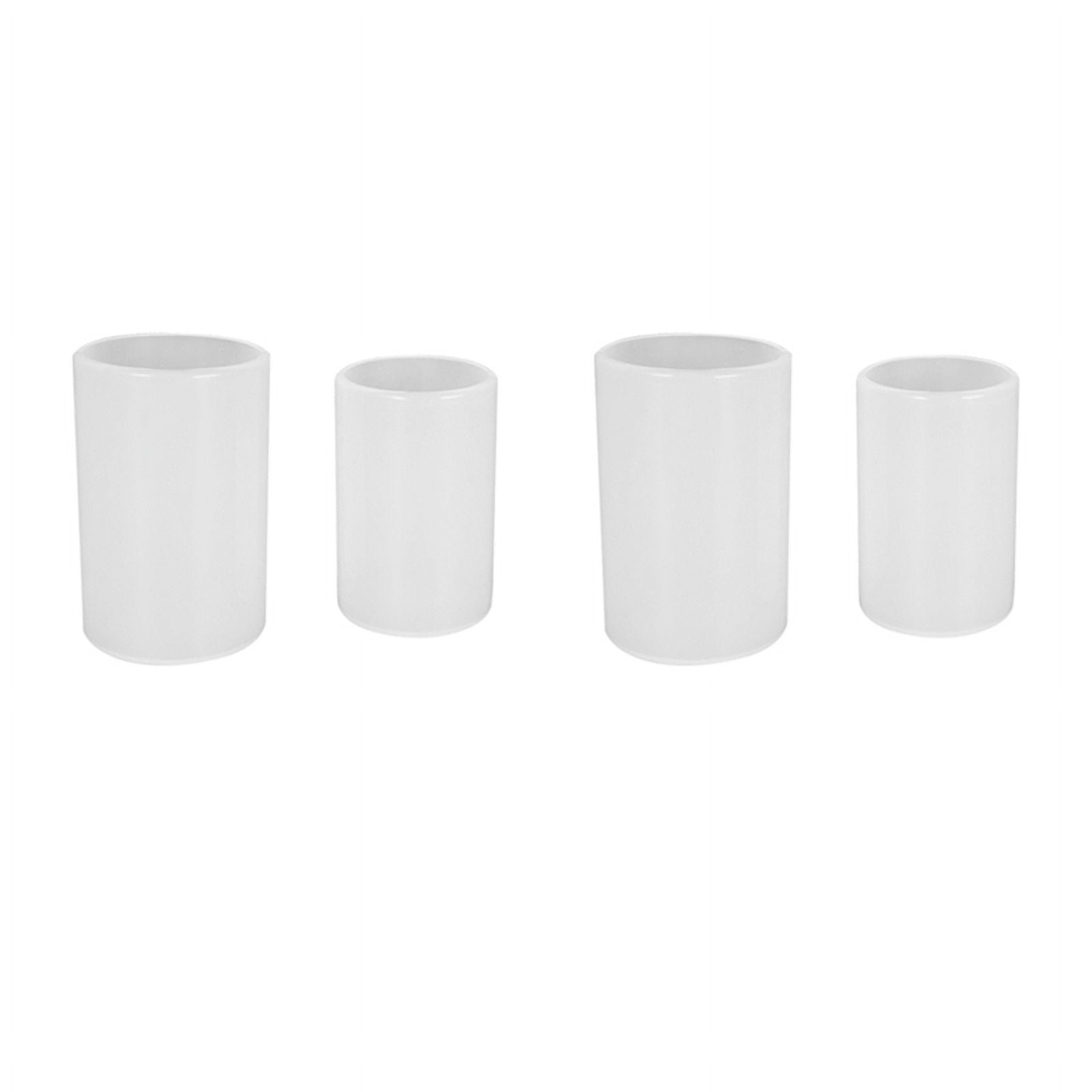 2X 2 Sizes Cylinder Candle Molds Silicone Mold for Making, Pillar ...