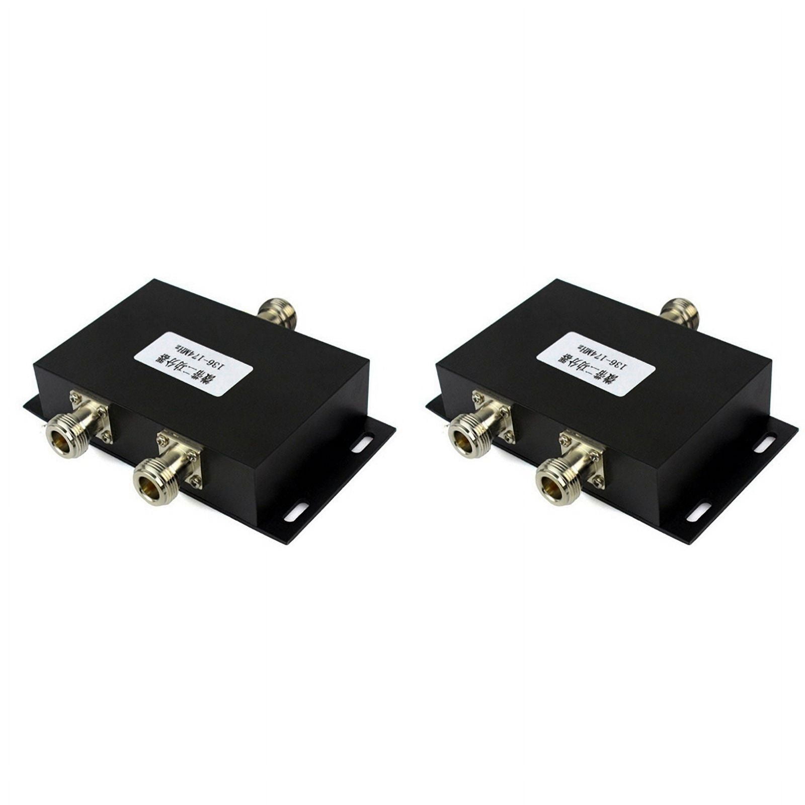 2X 2 Way VHF 136-174MHz Antenna Power Divider Splitter for Radio ...