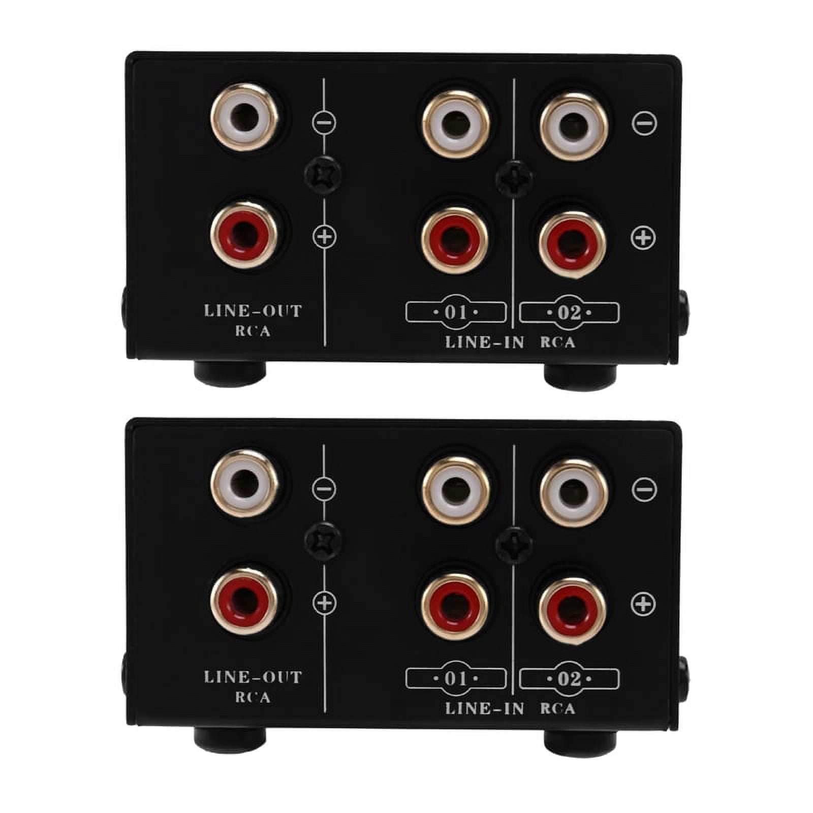 2X 2 in 1 Out or 1 in 2 Out Audio Source Signal Selector, Switcher ...