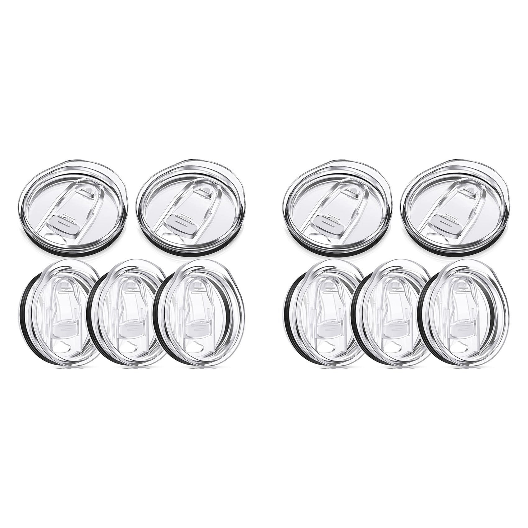 2X 20 Oz Skinny Replacement Lids Tumbler Plastic Splash Covers Spill ...