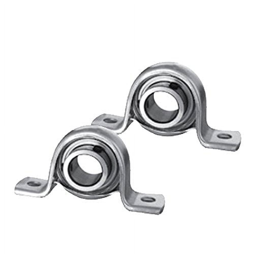 2X 20 mm Pollow Block Pressed Steel Housing UCPP204 Mounted Bearing ...