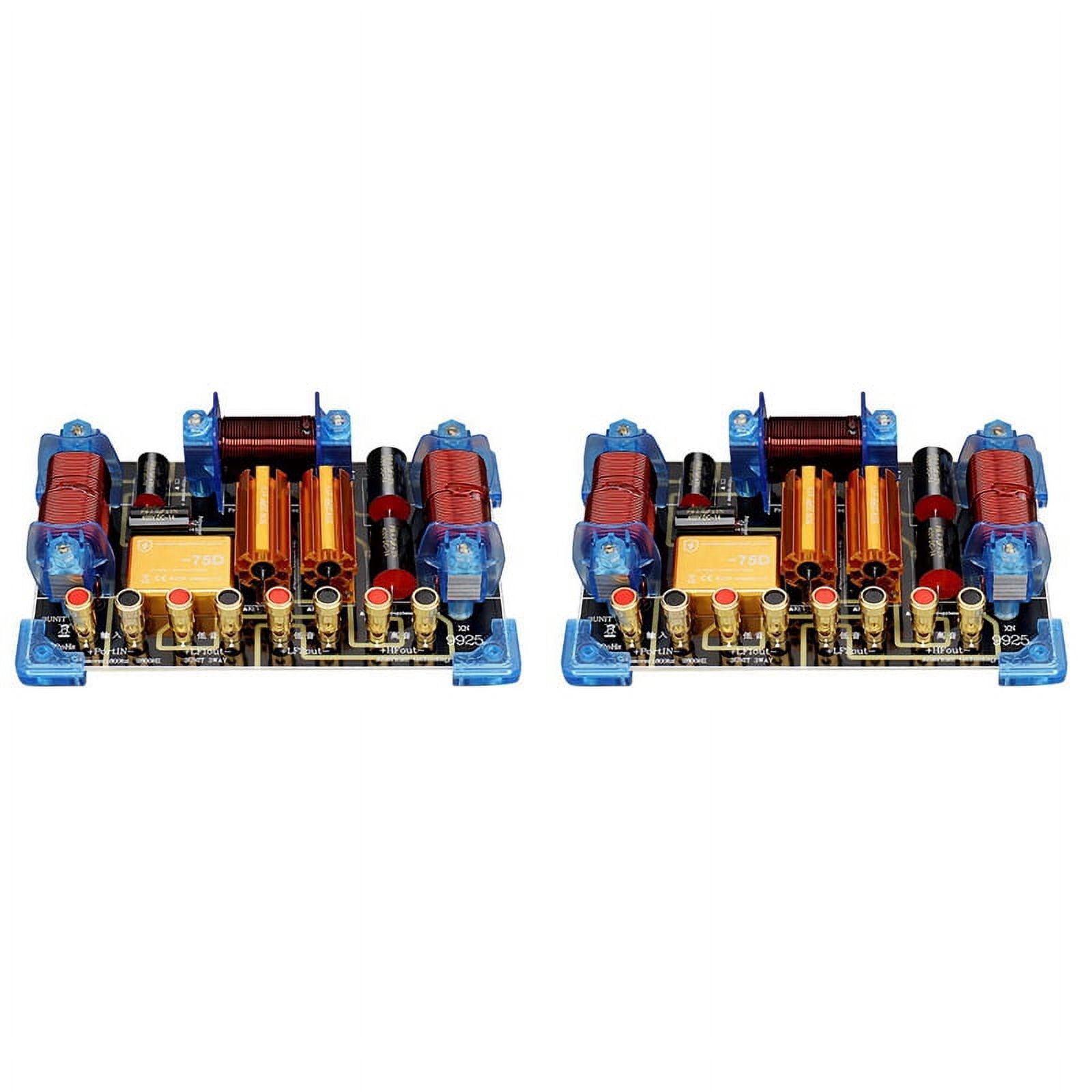 2X 2000W Audio Frequency Divider Two Way Speaker Crossover 12 15 Inch ...