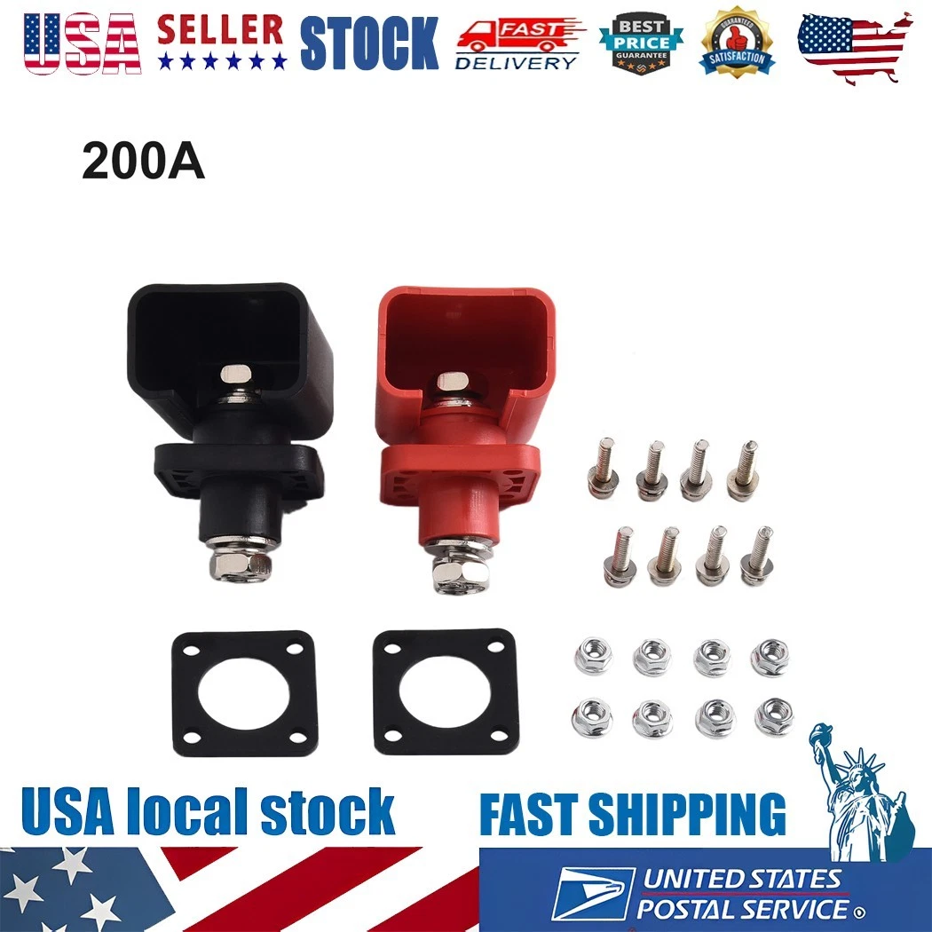 2X 200A High Current Energy Storage Terminal Battery Connector Terminal ...