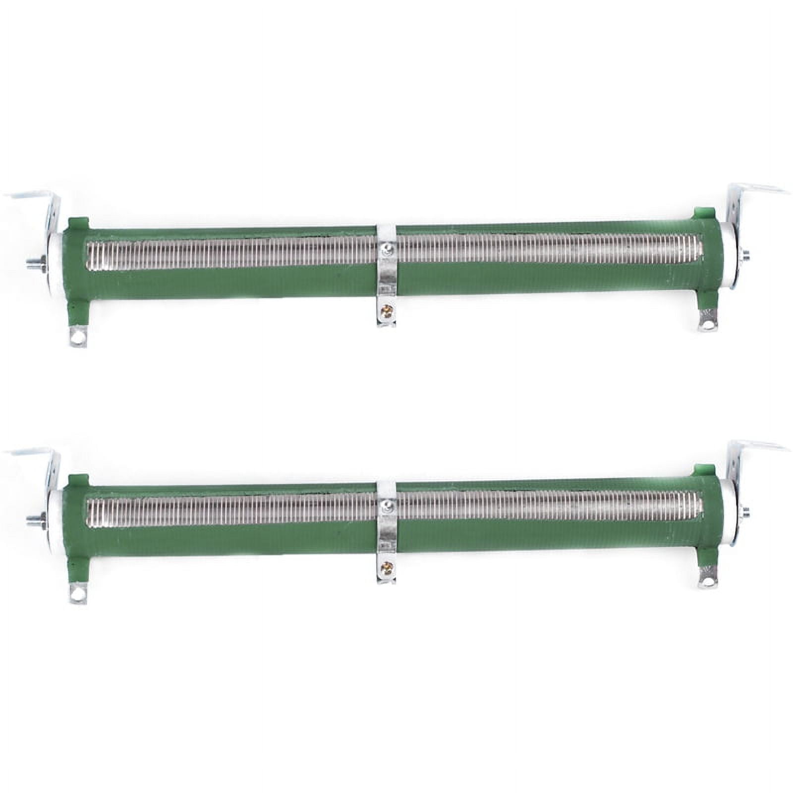 2X 200W Watt 100 Ohm Ceramic Tube Adjustable Rheostat Resistor Green,2 ...