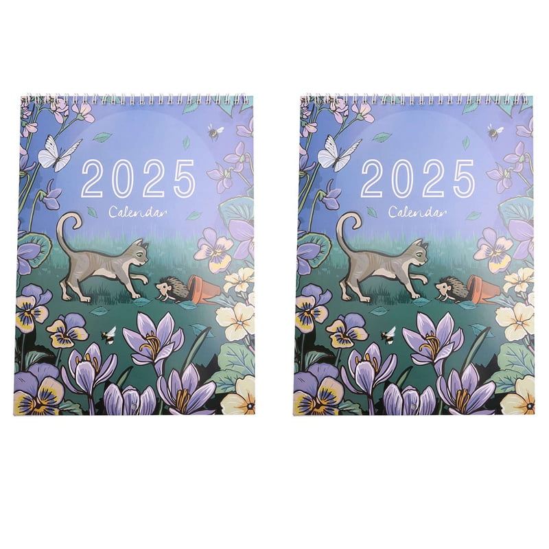 2X 2025 Wall Calendar of Nature & Wildlife Art ArtworkByAngie 2025 ...