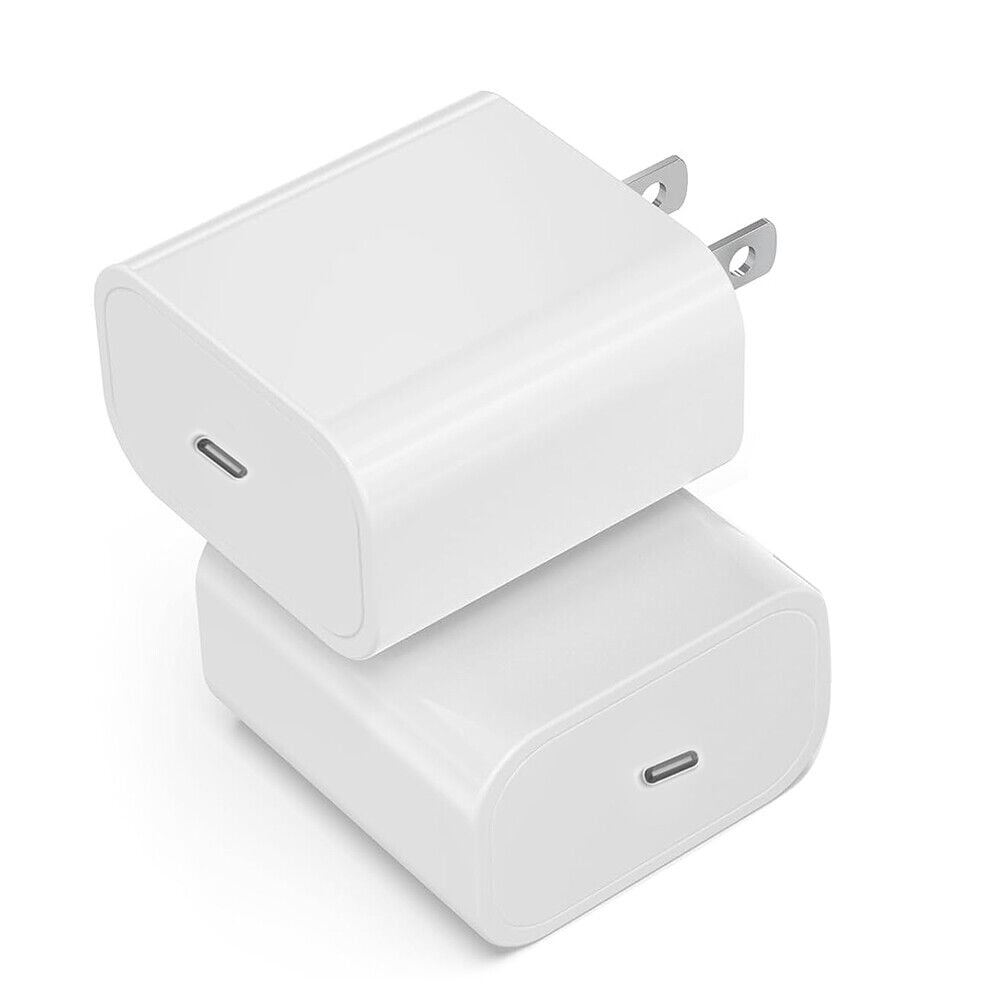 2X 20W USB Type C Power Adapter Fast Charger Cube Block For iPhone iPad ...