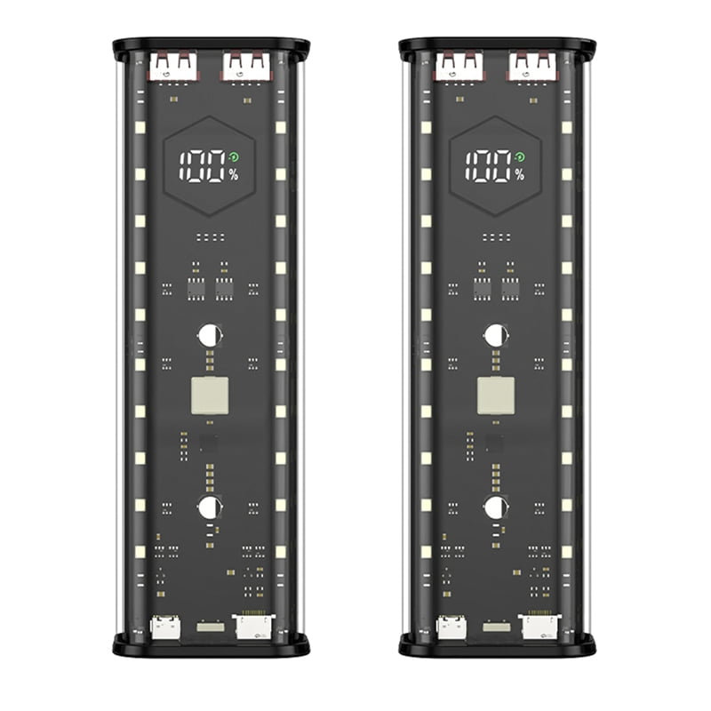 2X 21700 DIY Power Bank Case Supports 4x21700 Batteries PD20W Powerbank ...