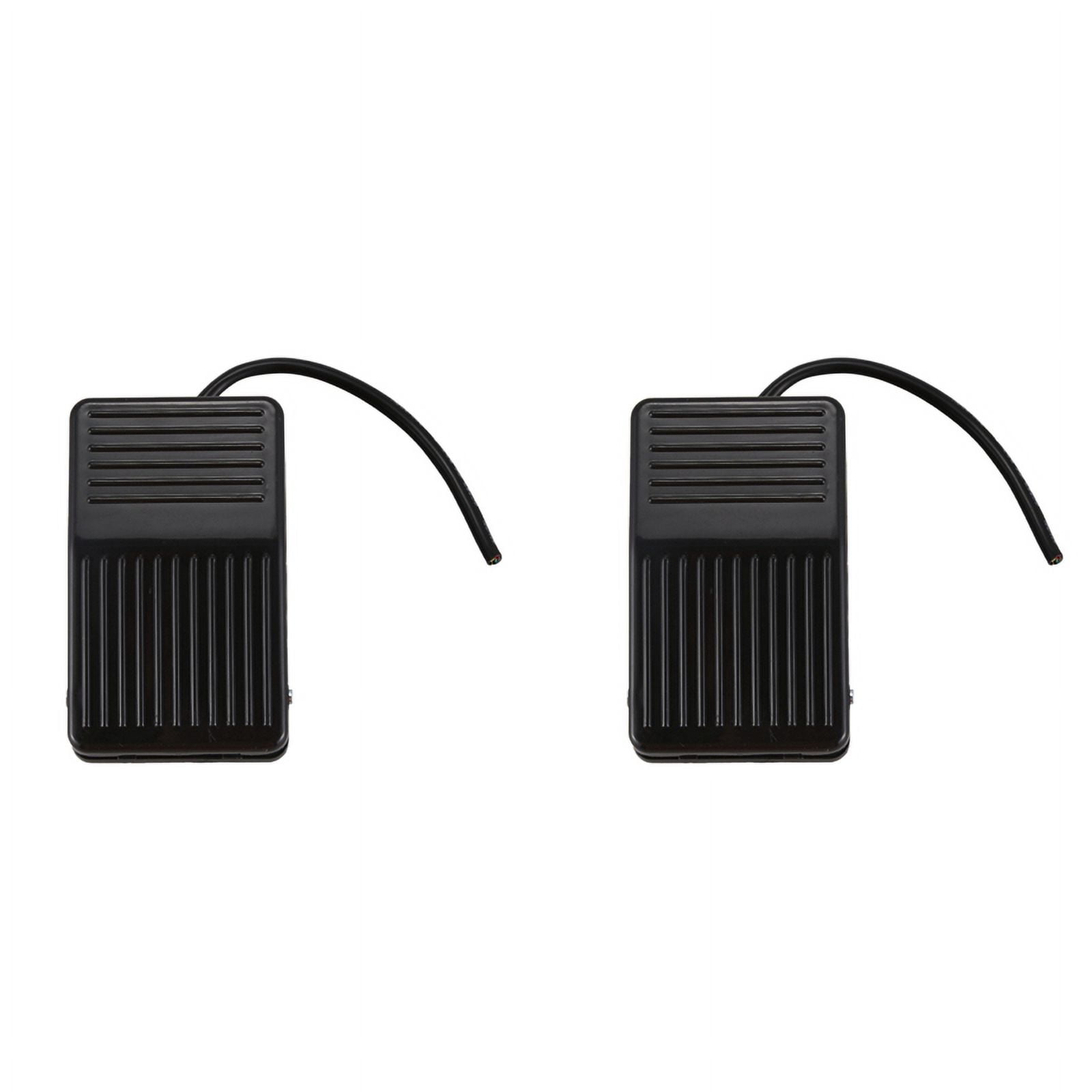 2X 220V 10A Spdt Nonslip Plastic Momentary Electric Power Foot Pedal ...