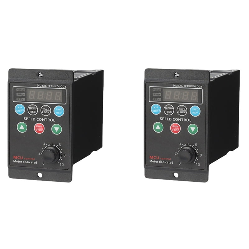 2X 220V Single-Phase Input Three-Phase Output Motor Driver Frequency Converter with Four-Digit ...