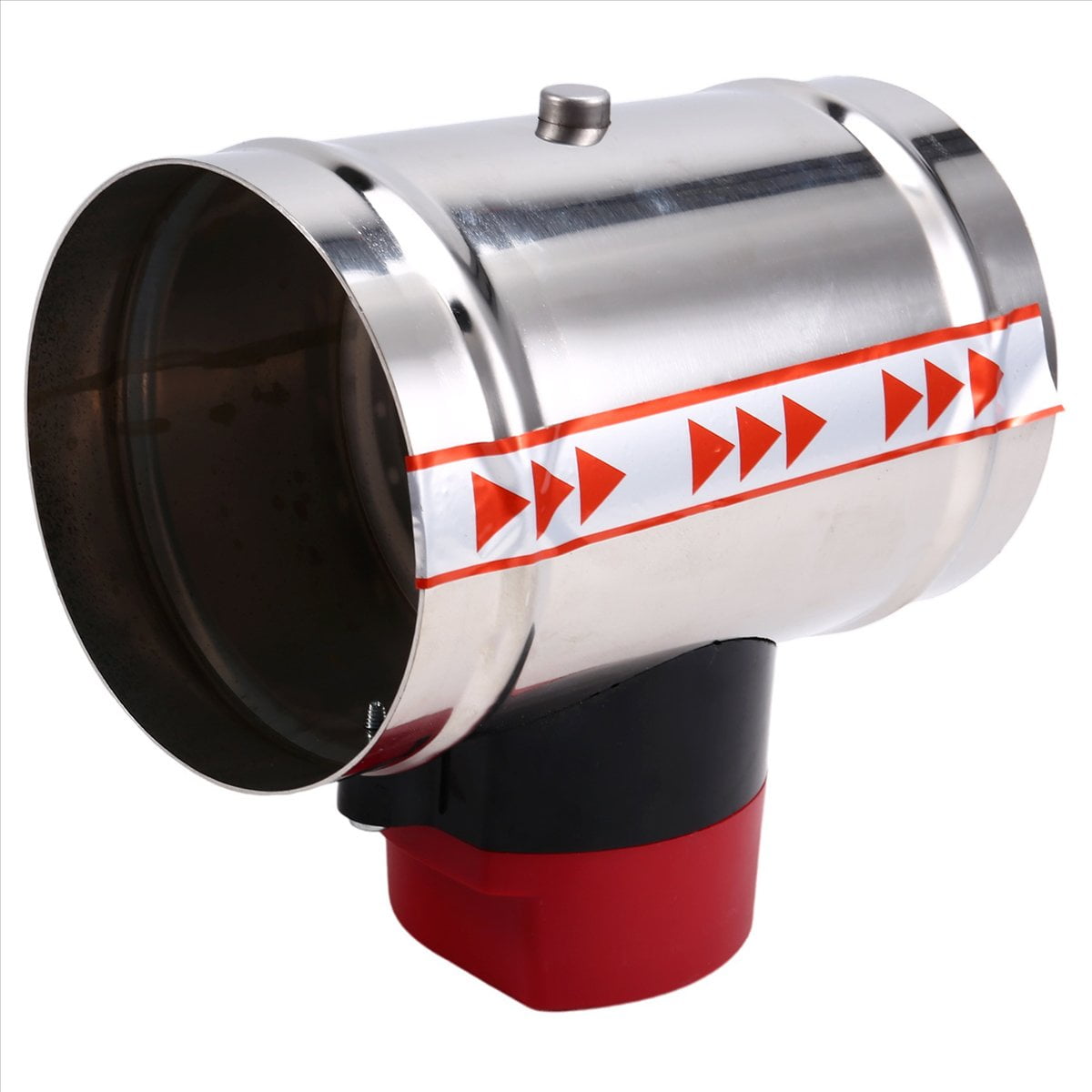 2X 220V Stainless Steel Electric Damper Electric Air Valve Motorized ...