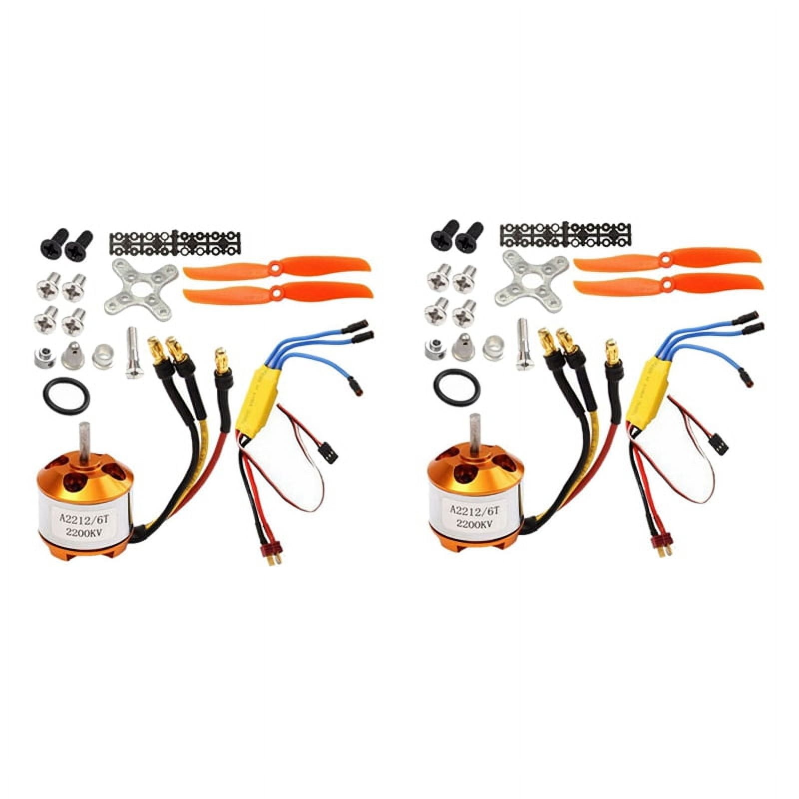 2X 2212 2200KV Motor+30A ESC+6035 Propeller+Propeller Protector ...