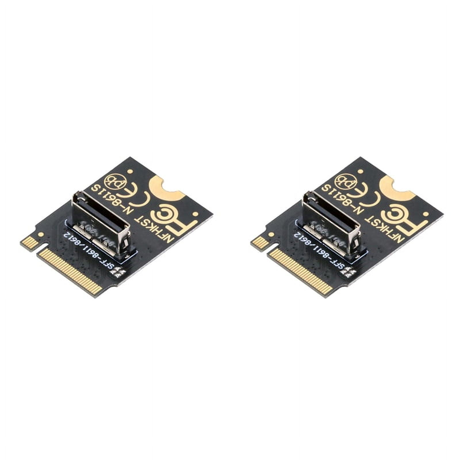 2X 2230 NVMe M.2 Male to Oculink SFF-8612 SFF-8611 PCI-E4.0 67 Pin ...