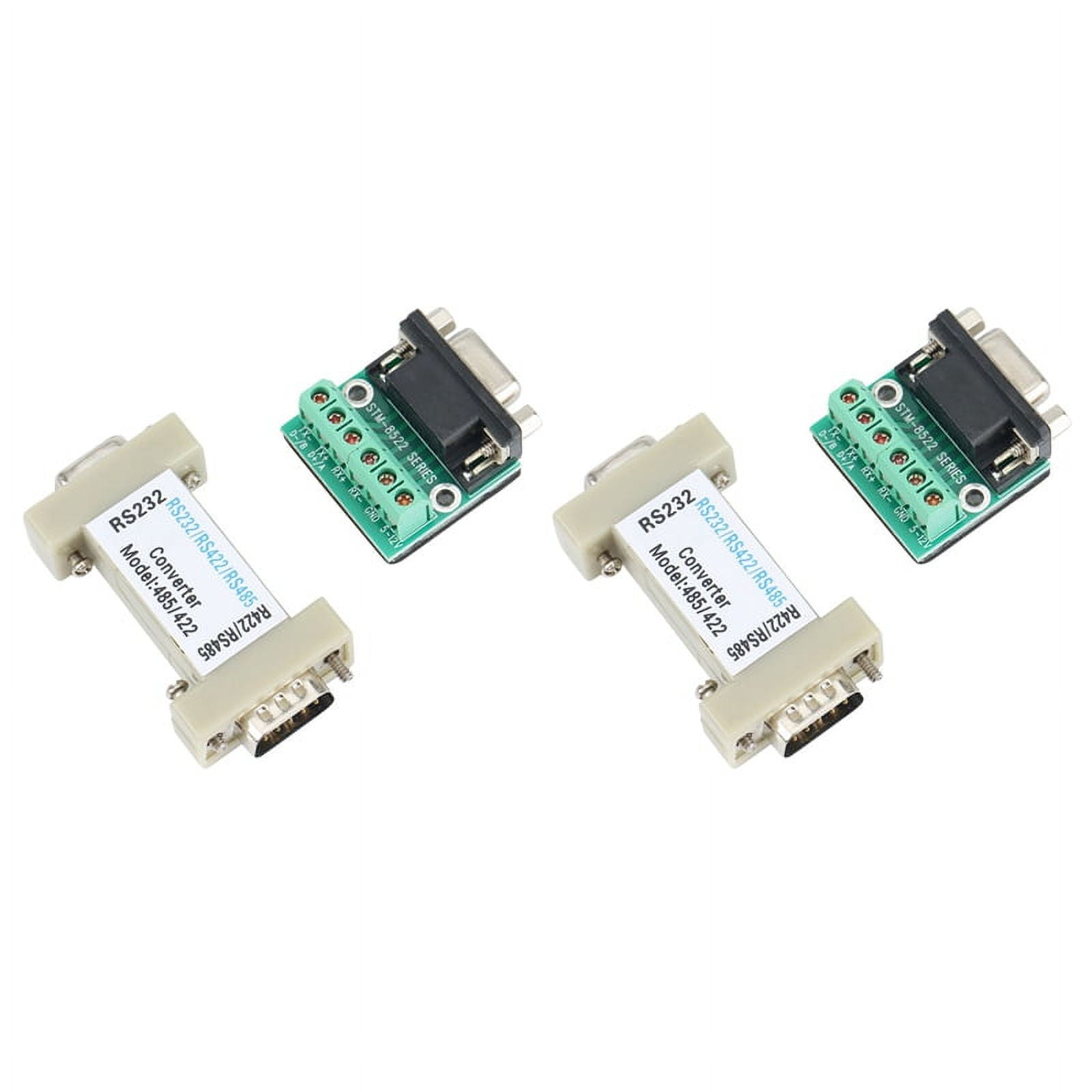 2X -232 RS232 Serial to RS485/RS422 485/422 Converter Compatible EIA ...