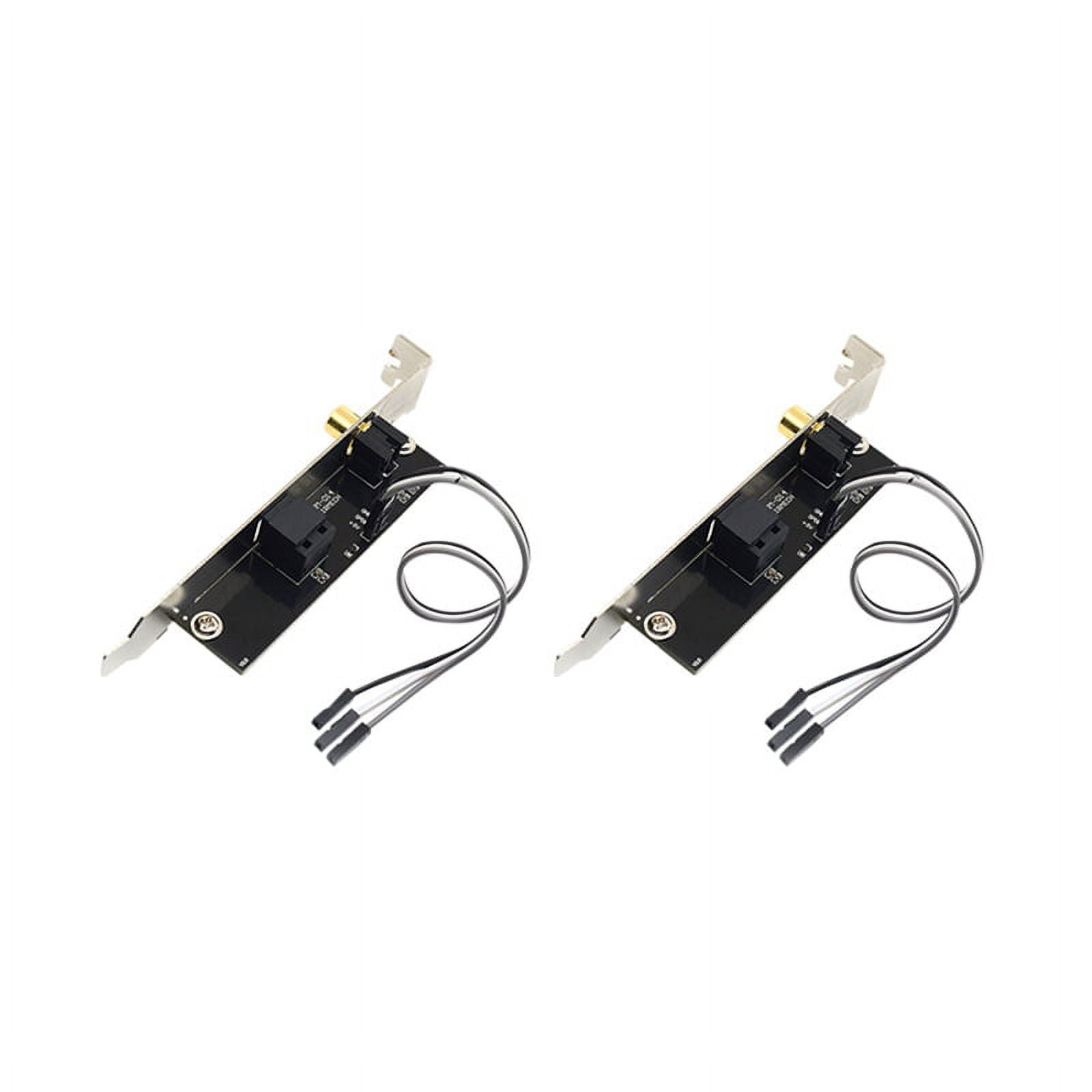 2X 24Bit 192Khz Daughter Card SPDIF Optical And Out Plate Cable Bracket ...
